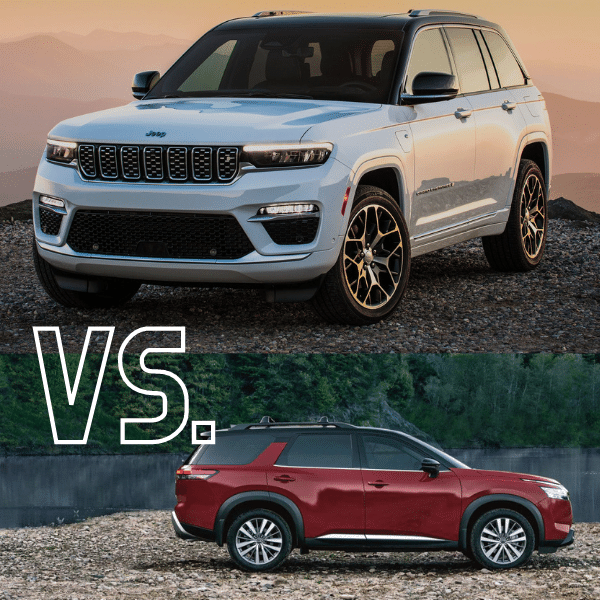 2022 Jeep Grand Cherokee / 2022 Nissan Pathfinder SUV Comparison